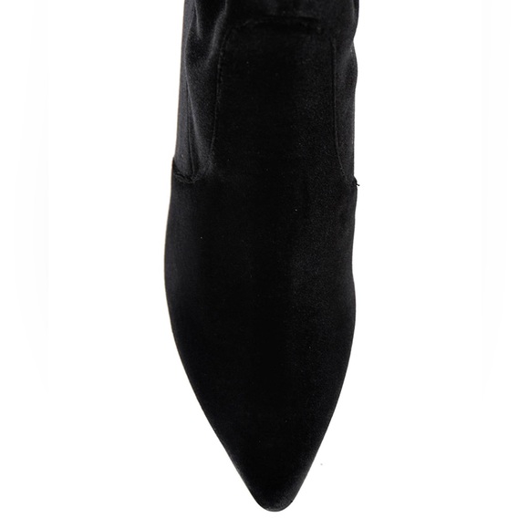 Stuart Weitzman | Shoes | Nib Stuart Weitzman Over Knee Thigh Velvet Black Otk Boots Highland ...